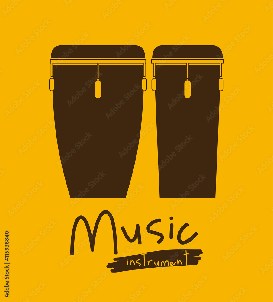 timbal instrument isolated icon design, vector illustration graphic ...