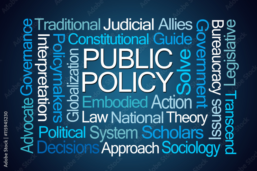 Public Policy Word Cloud Stock Illustration | Adobe Stock
