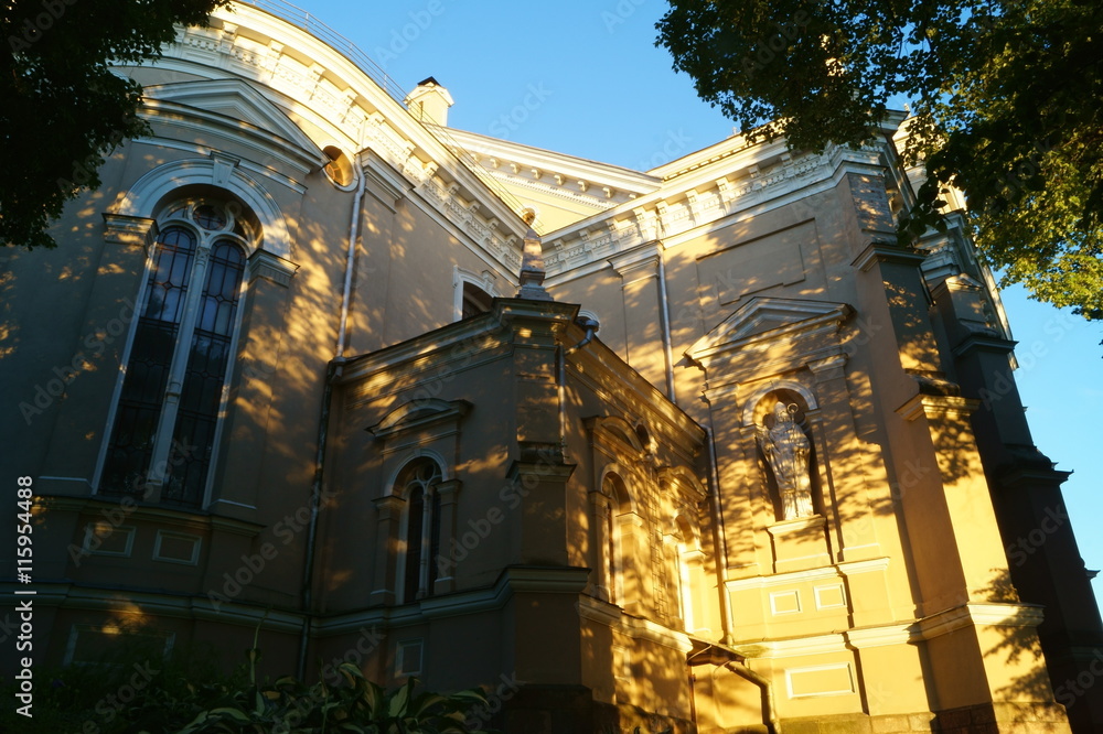 Foto Stock Joniskis Church Of The Assumption Of The Blessed Virgin Mary ...