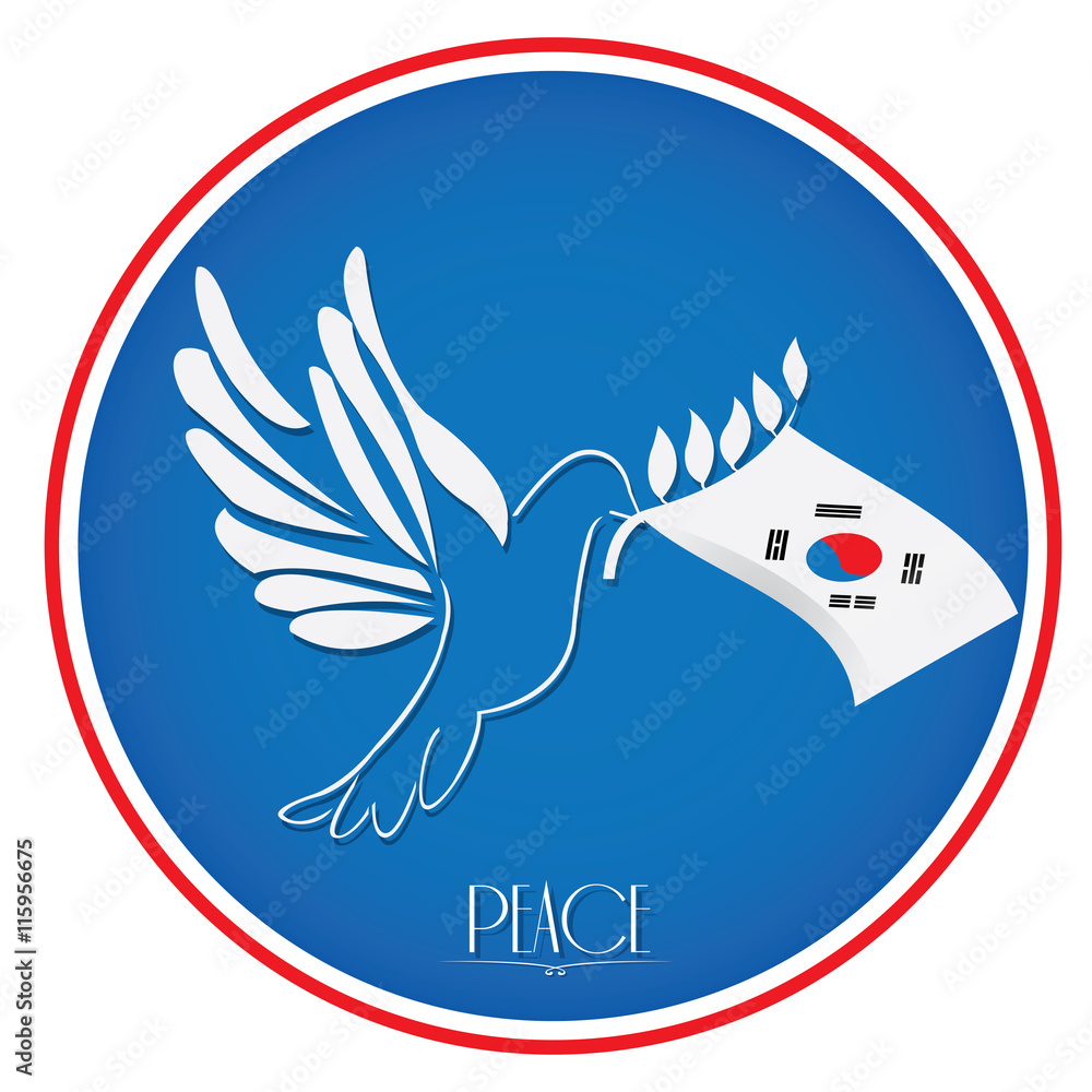 Peace, Vector illustration Stock Vector | Adobe Stock