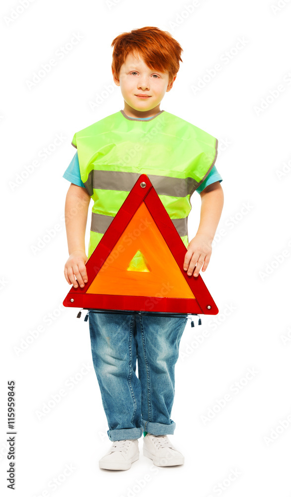 Little boy learning road traffic regulations Stock Photo | Adobe Stock
