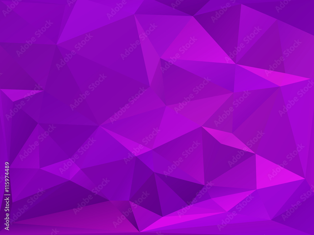 Purple polygon background Stock Vector | Adobe Stock