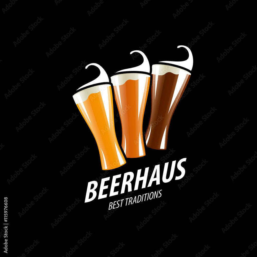 vector beer logo Stock Vector | Adobe Stock