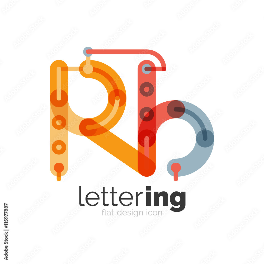 Letter logo business icon Stock Vector | Adobe Stock
