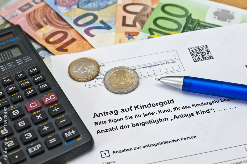 Antrag Kindergeld Stock Photo | Adobe Stock