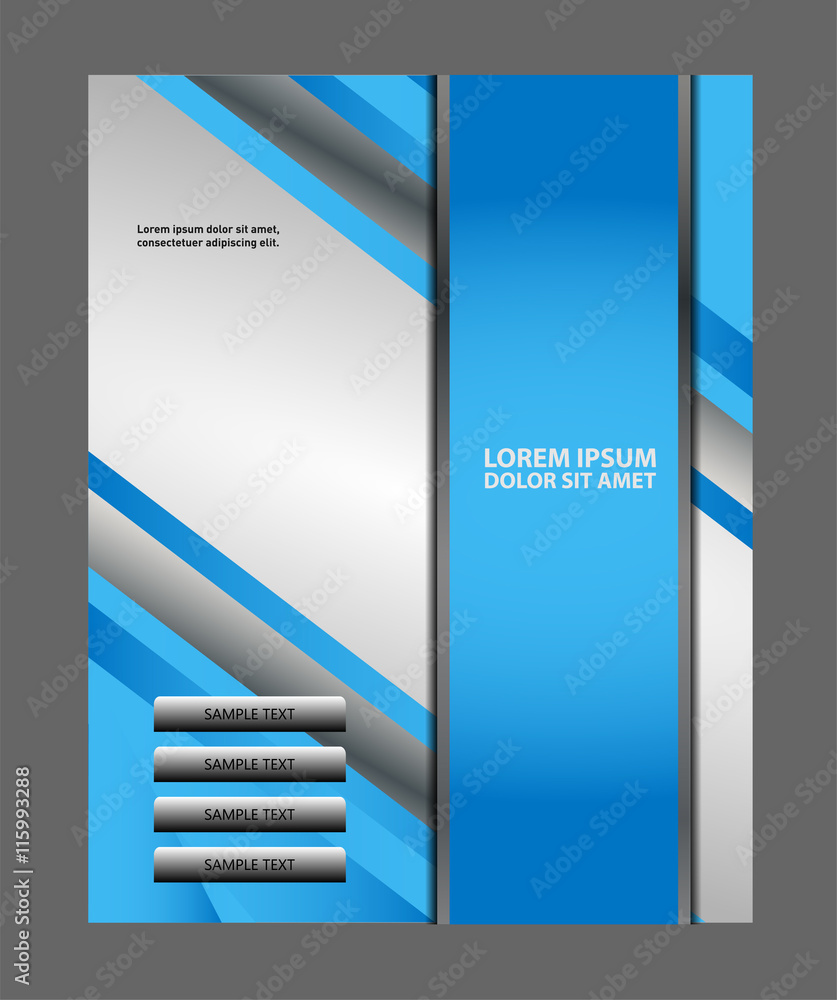 Abstract flyer vector background Stock Vector | Adobe Stock