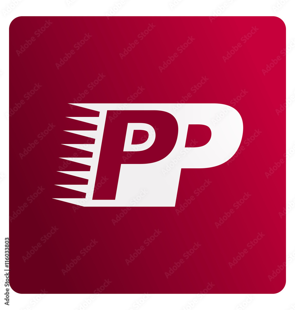 PP Two letter composition for initial, logo or signature Stock Vector ...