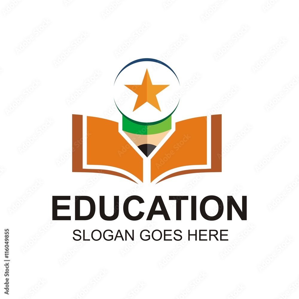 School & Education Knowledge logo vector Stock Vector | Adobe Stock