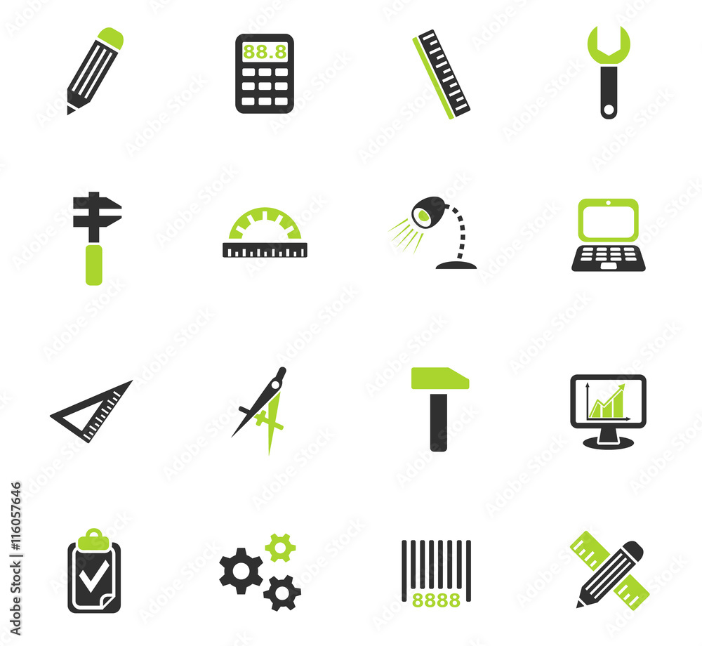 engineering icon set Stock Vector | Adobe Stock