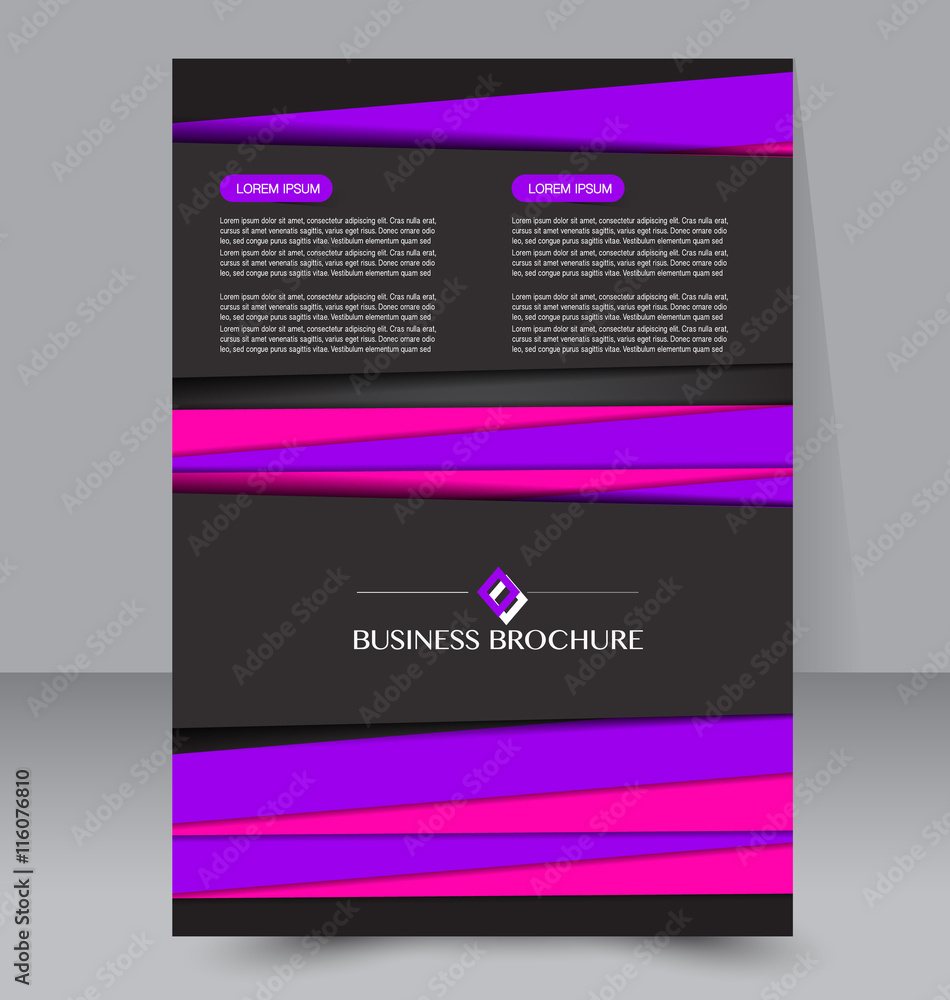 Abstract flyer design background. Brochure template. Can be used for ...