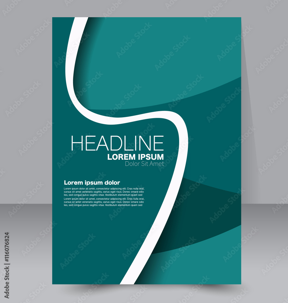 Abstract flyer design background. Brochure template. Can be used for ...