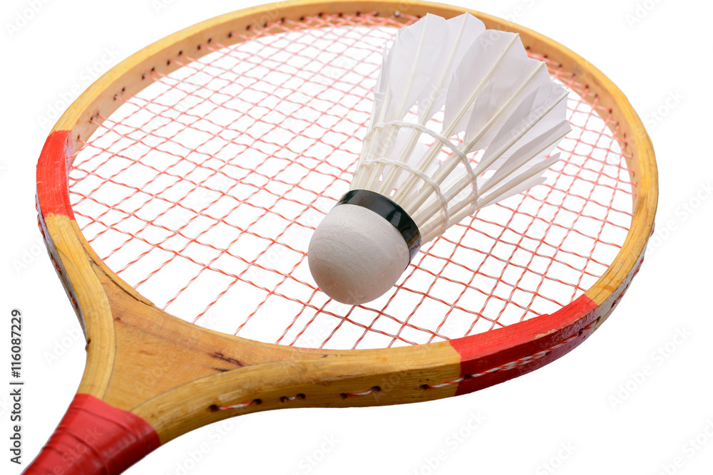 shuttlecock racket Stock Photo | Adobe Stock