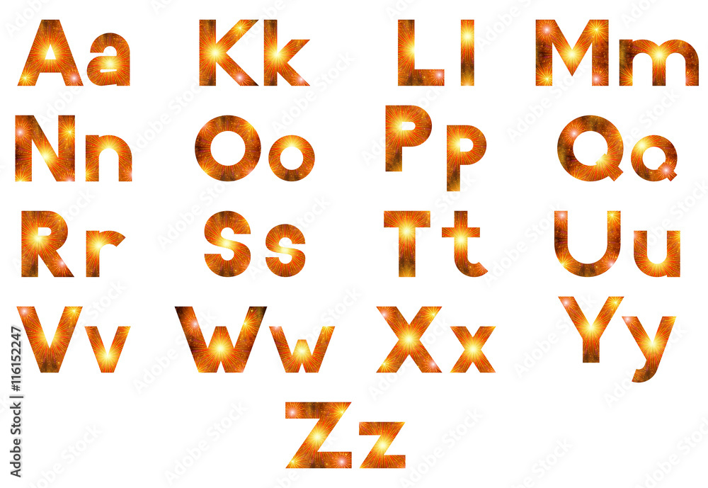 Star Alphabet Signs