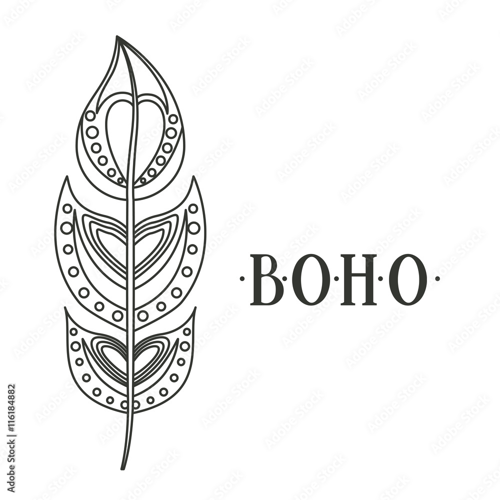 boho style isolated icon design, vector illustration graphic Stock ...