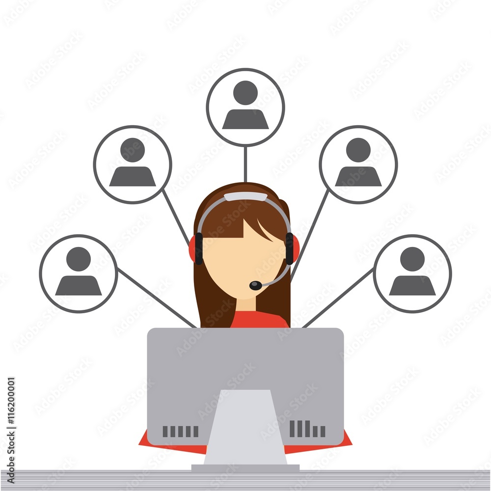 Computer Operator Girl