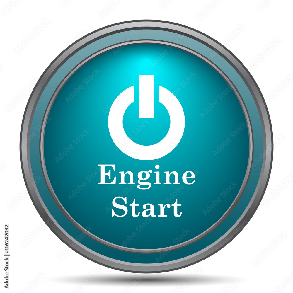 Engine start icon Stock Illustration | Adobe Stock