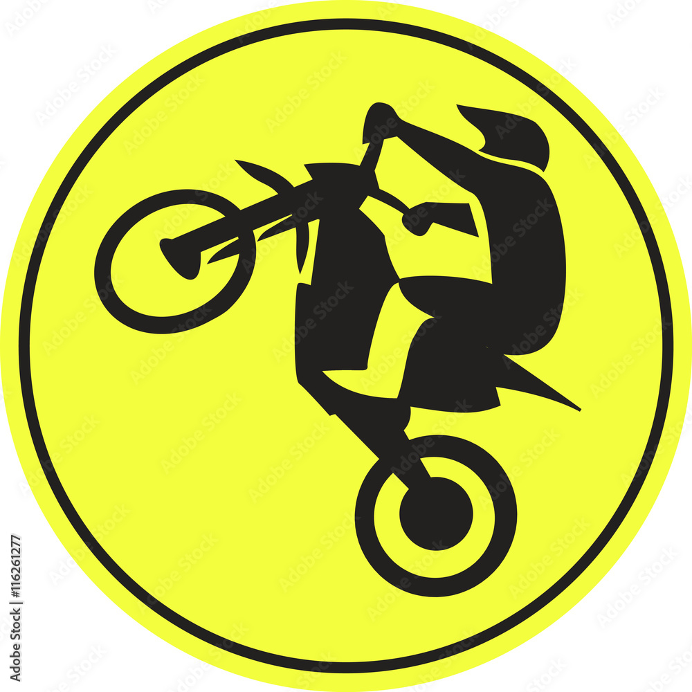 Motorcycle sign background Stock Vector | Adobe Stock