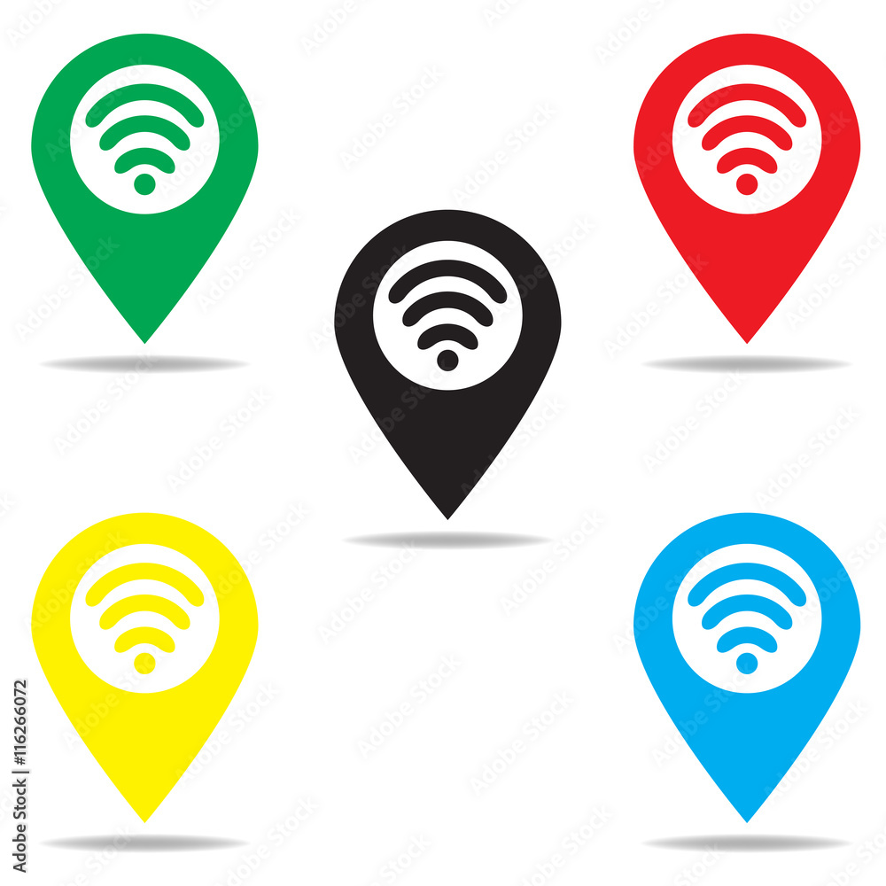 Wifi hotspot icon Stock Vector | Adobe Stock