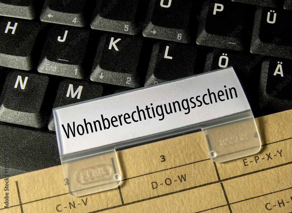 Wohnberechtigungsschein (WBS; Wohnung) Stock Photo | Adobe Stock