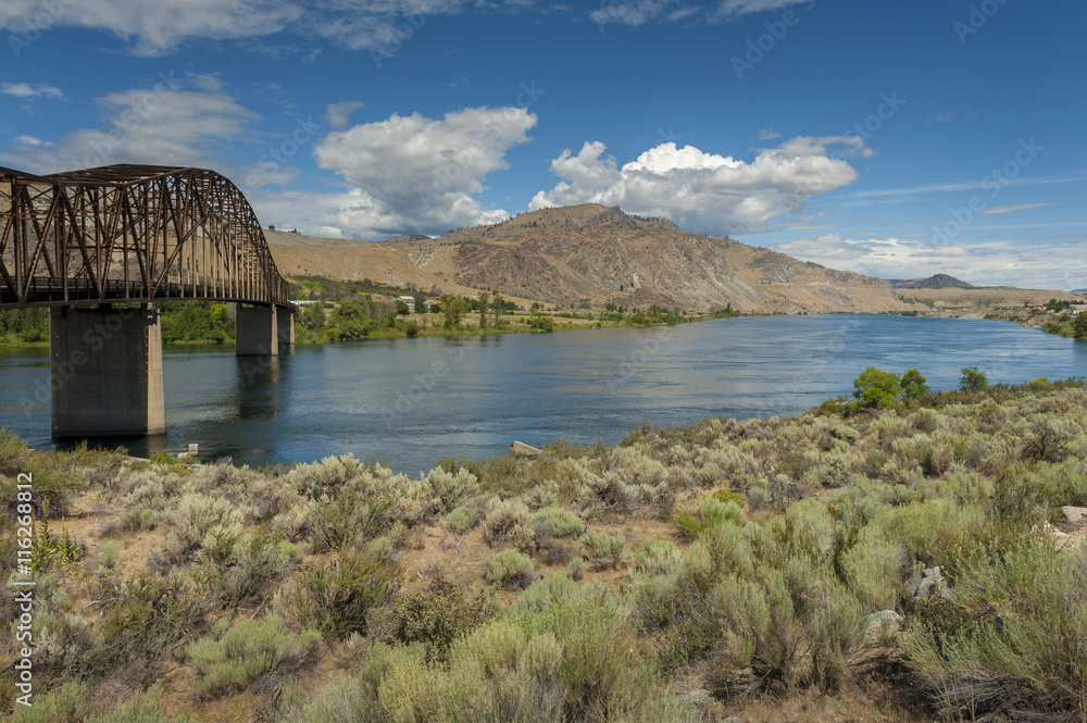 Beebe Bridge on the Columbia River. Located three miles east of Lake ...