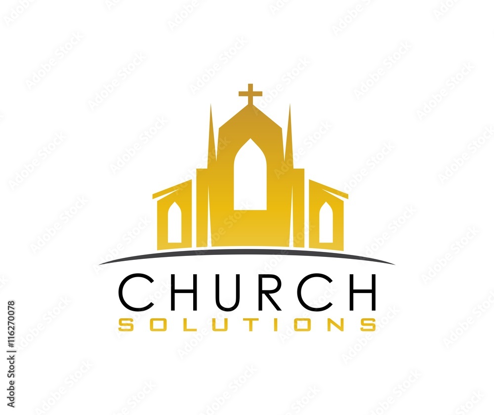 Church logo Stock Vector | Adobe Stock