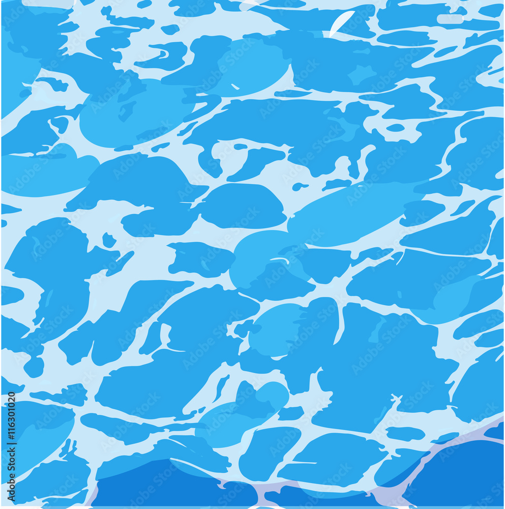 Water surface background caustic texture . Stock Vector | Adobe Stock