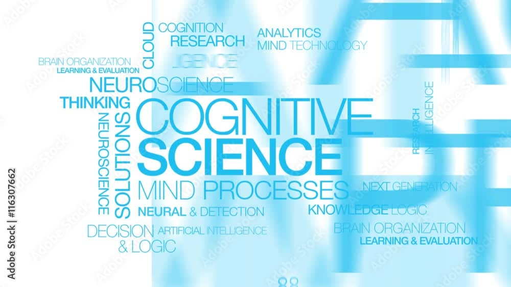 Cognitive science neuroscience cognition brain research words tag cloud ...