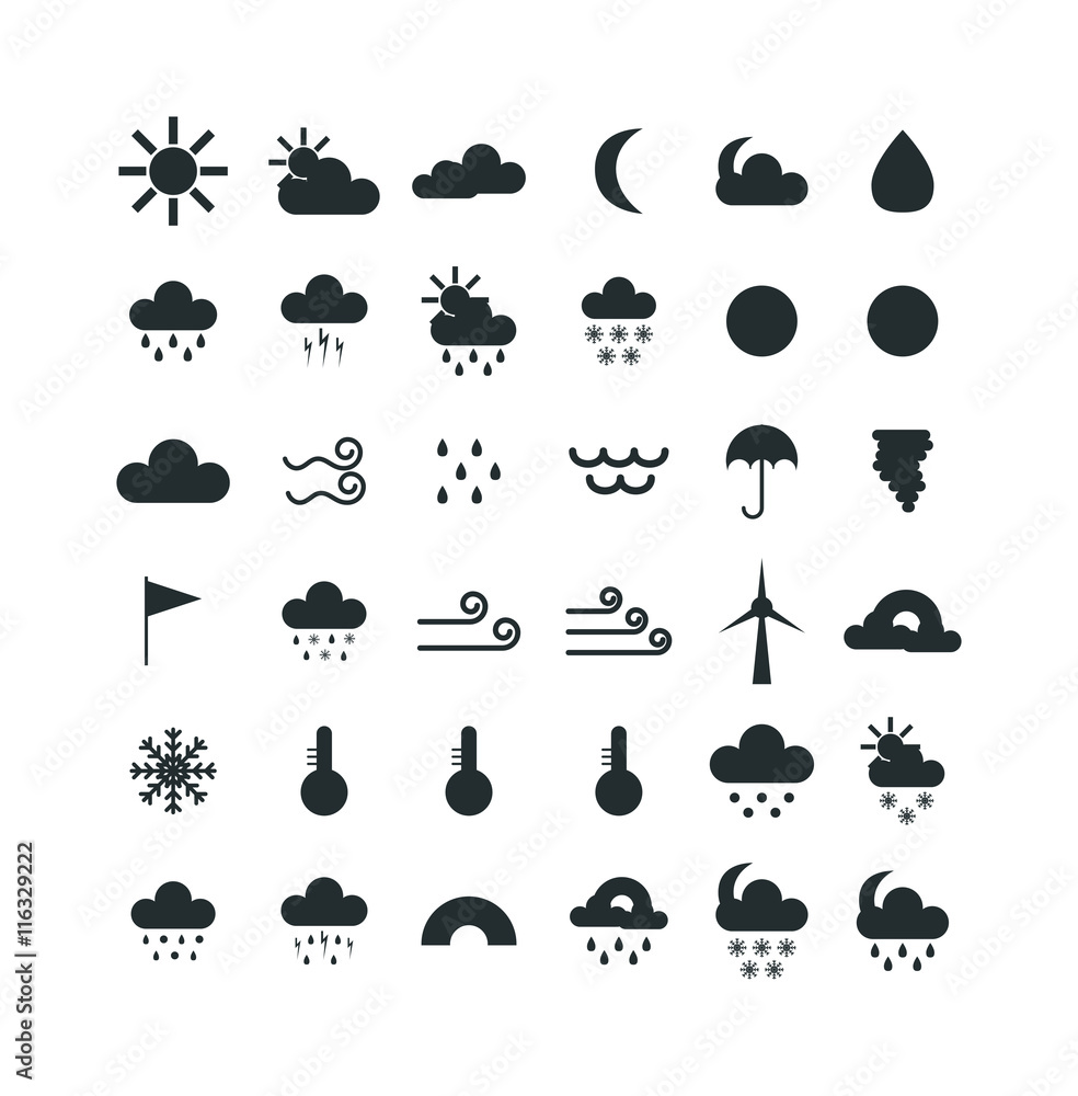 Weather Symbols Fog