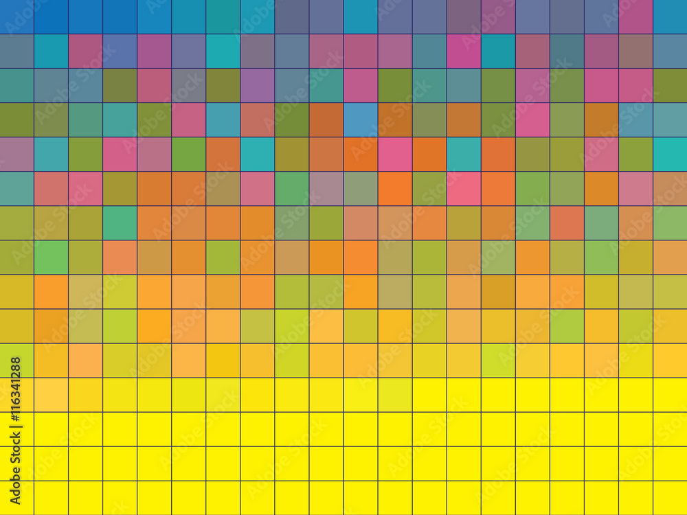 colorful background squares pixel. Stock Vector | Adobe Stock