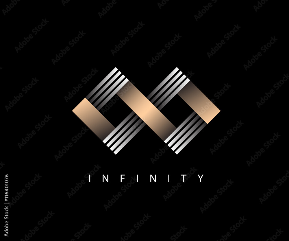 infinity sign logo template Stock Vector | Adobe Stock