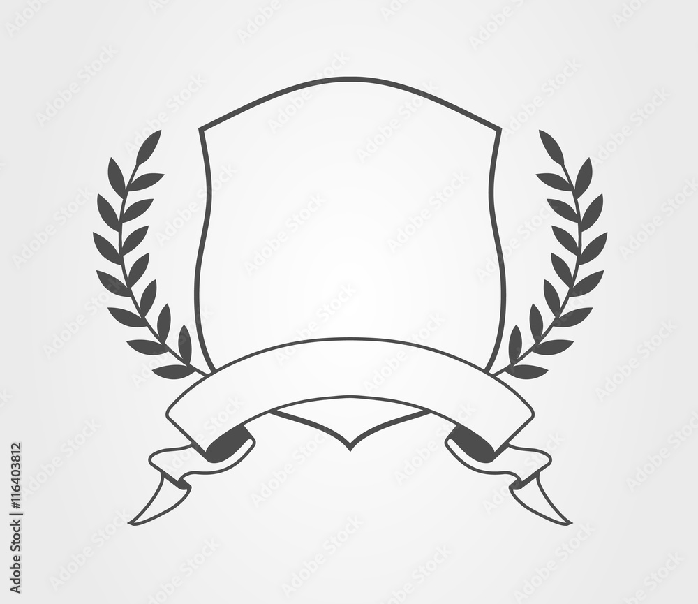 Vetor de wappen schild design do Stock | Adobe Stock