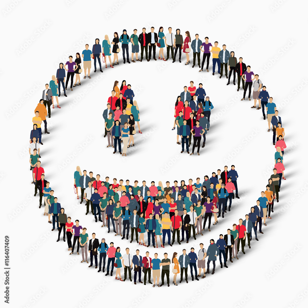 people emoticon smiley icon Stock Vector | Adobe Stock