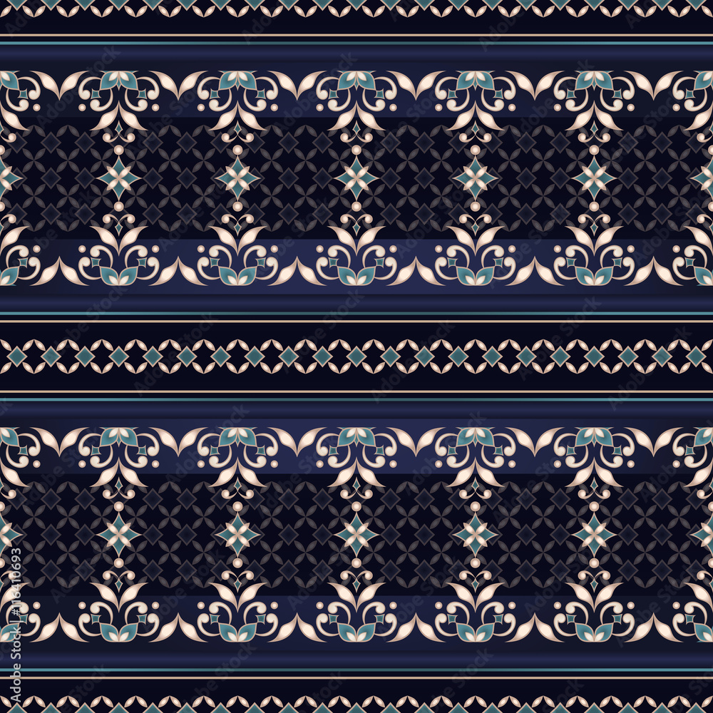 Vector line art seamless texture. Stock Vector | Adobe Stock