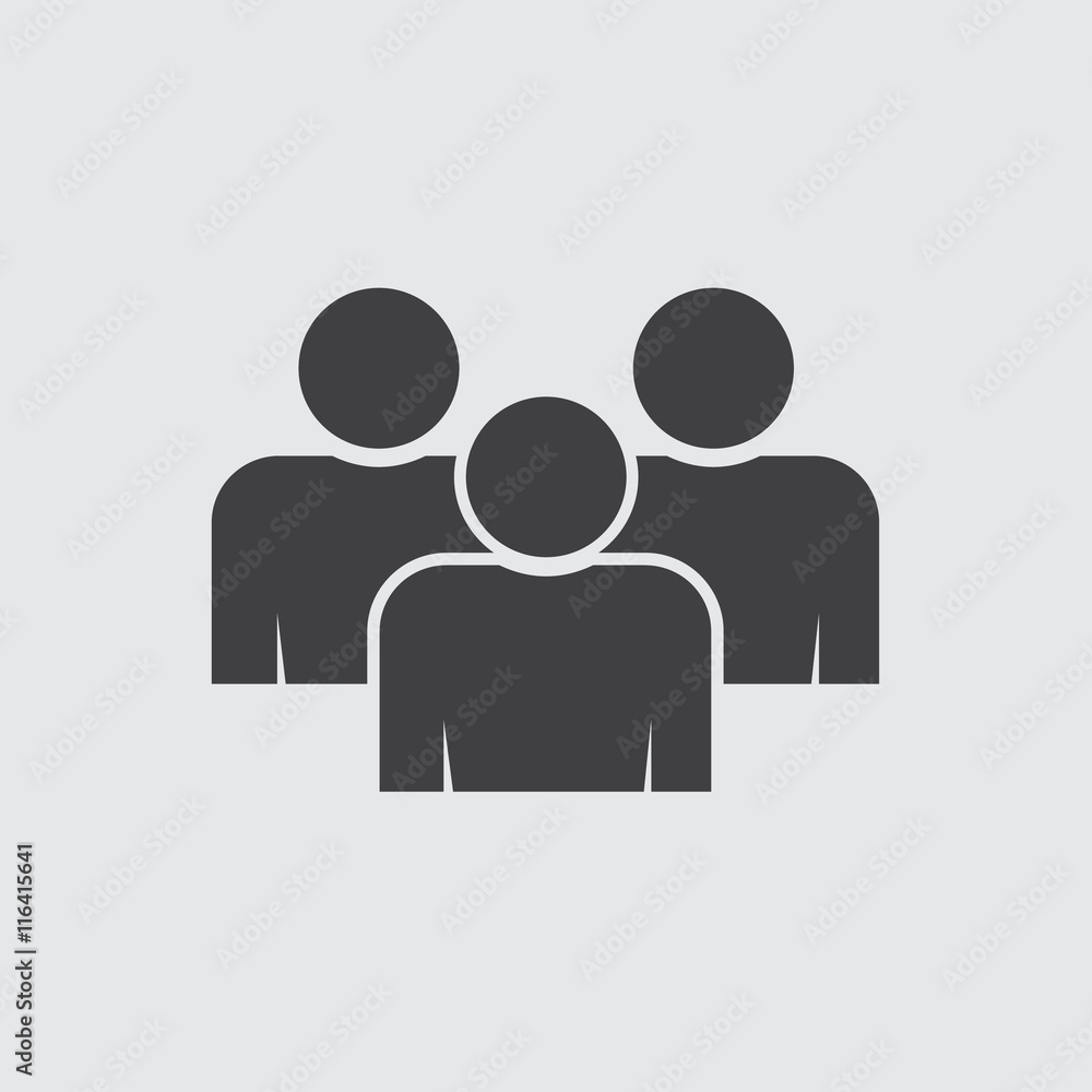 Group Icon, Vector Group Icon Vector. Stock Vector | Adobe Stock