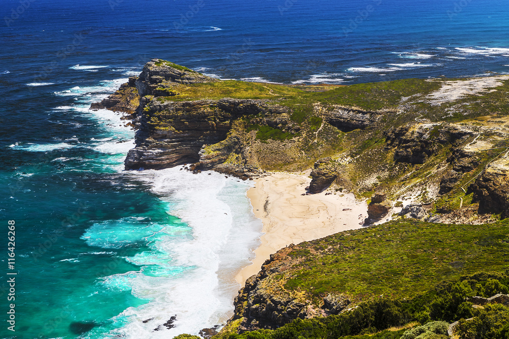 Republic of South Africa. Cliffs of the Cape of Good Hope (Kaap die ...