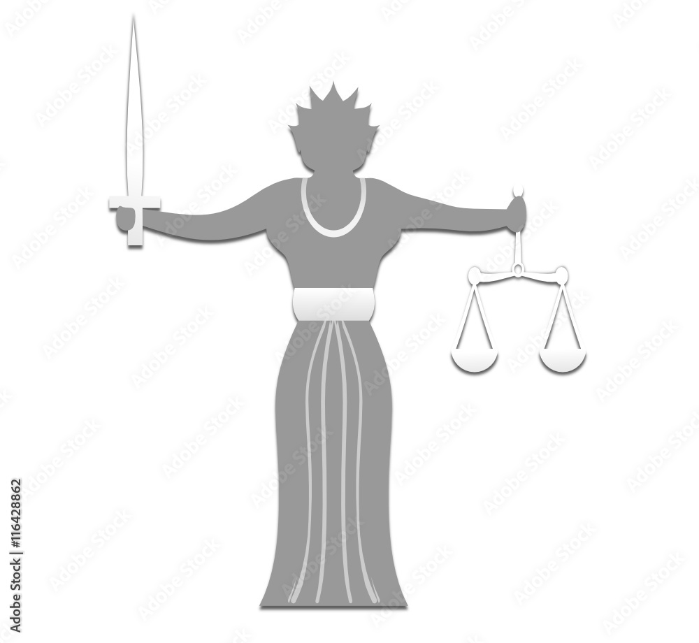 symbole justice épée et balance Stock Vector | Adobe Stock