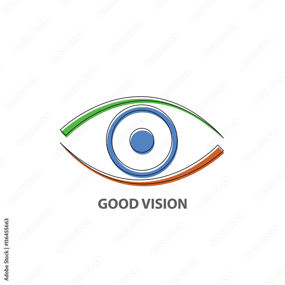 Good vision icon Stock-Vektorgrafik | Adobe Stock