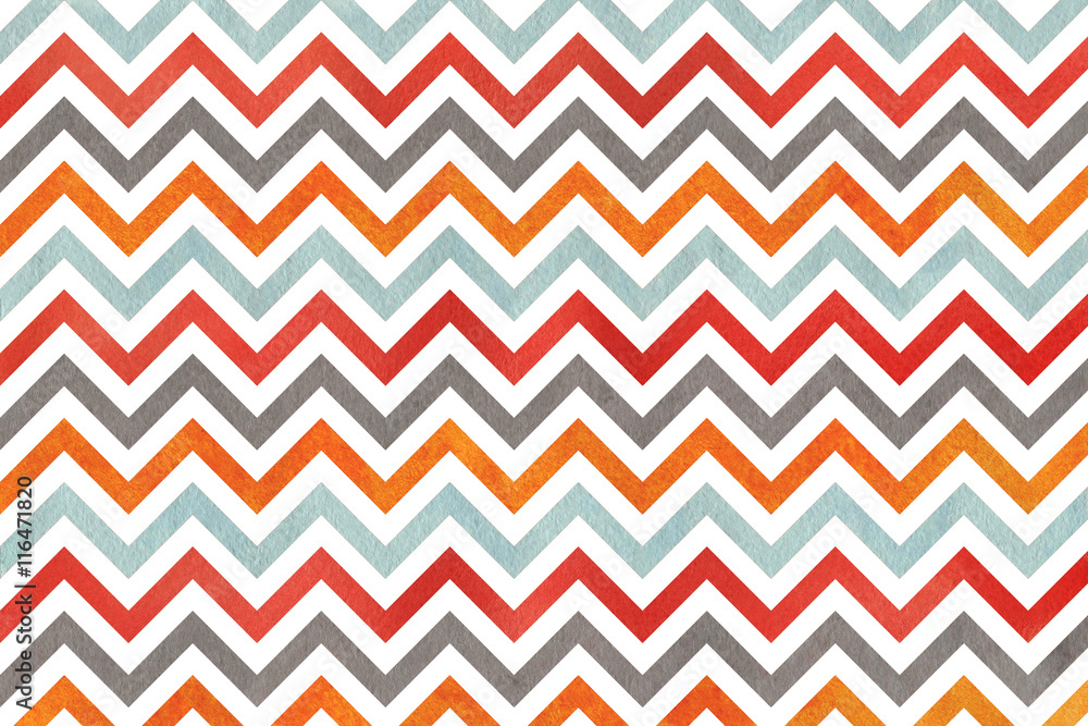 Grey And Blue Chevron Background