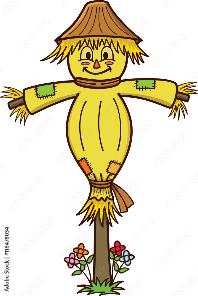 Happy Scarecrow Clipart
