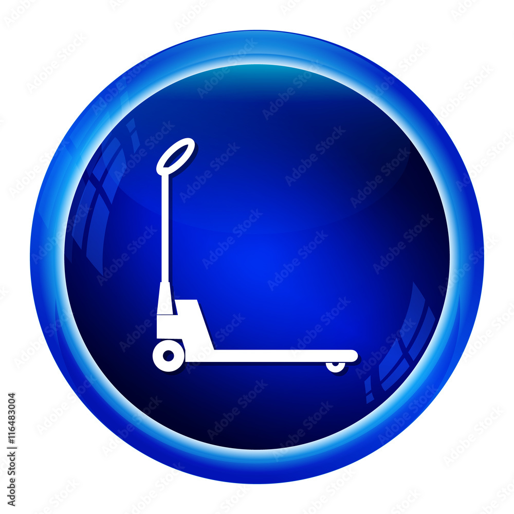 Hand pallet jack lift sign, Hand Pallet Truck icon Stock Vector | Adobe ...