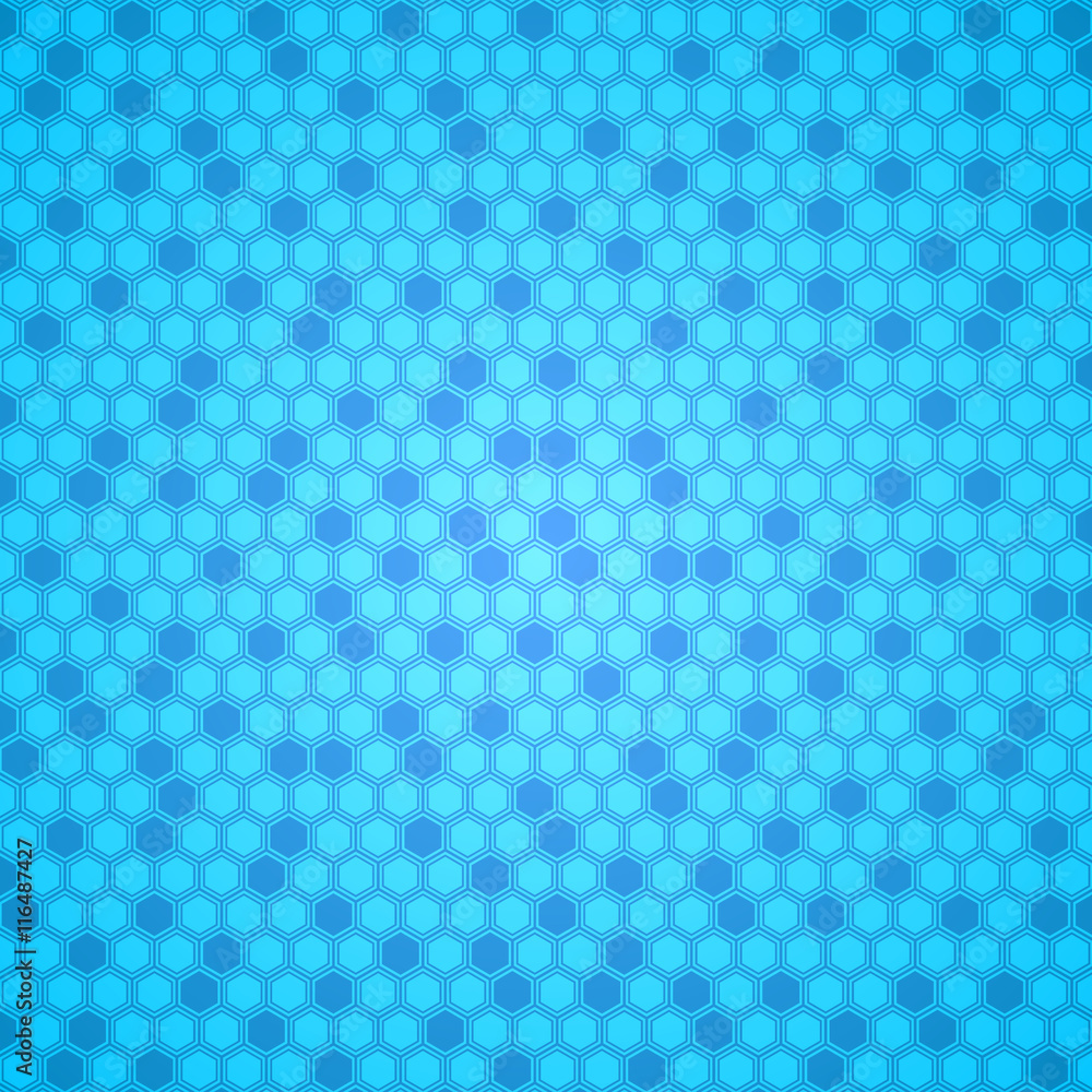 Abstract blue background,neon backdrop,hexagon Stock Vector | Adobe Stock