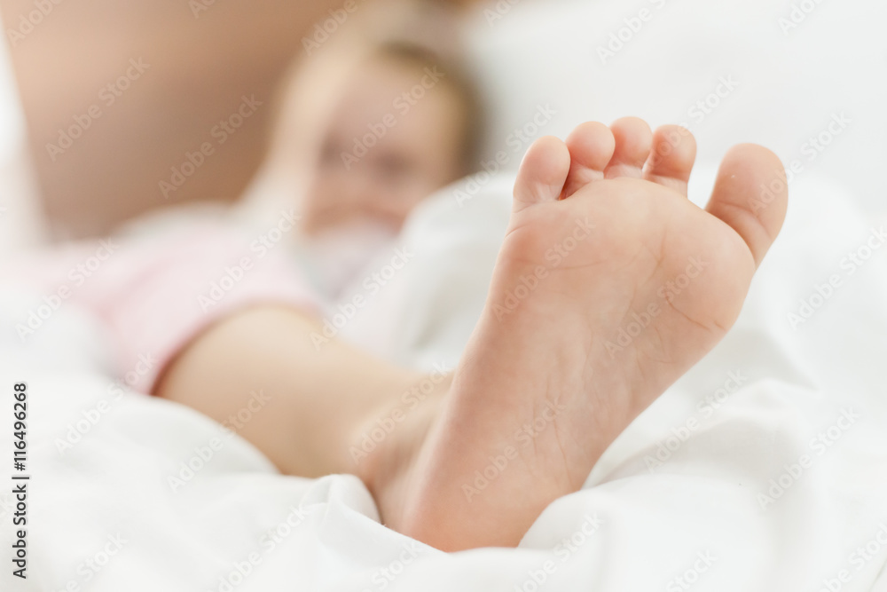 Children foot Stock Photo | Adobe Stock