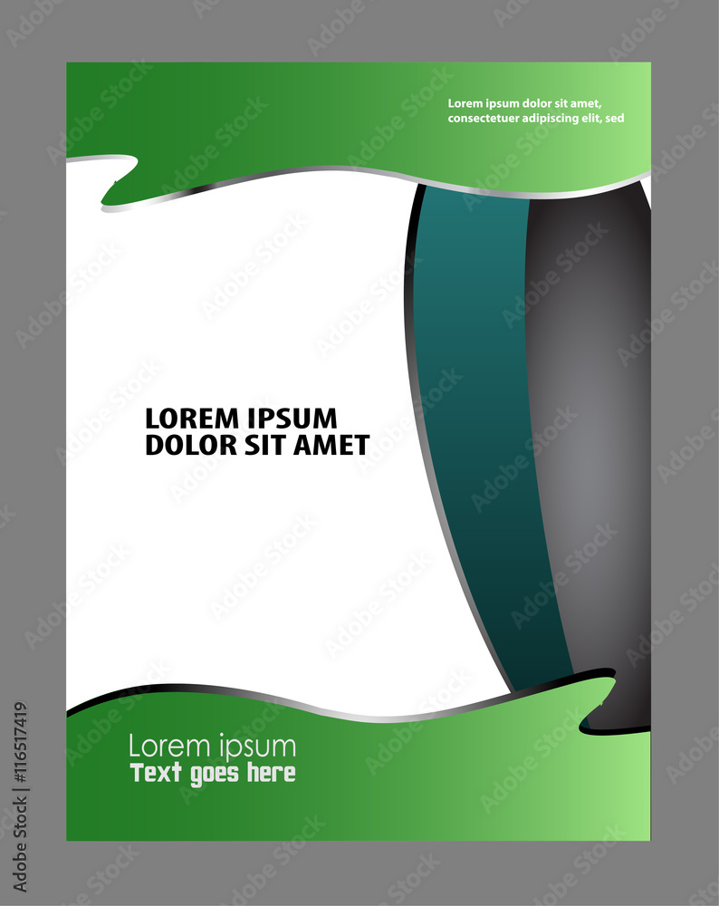 Flyer background vector illustration Stock Vector | Adobe Stock