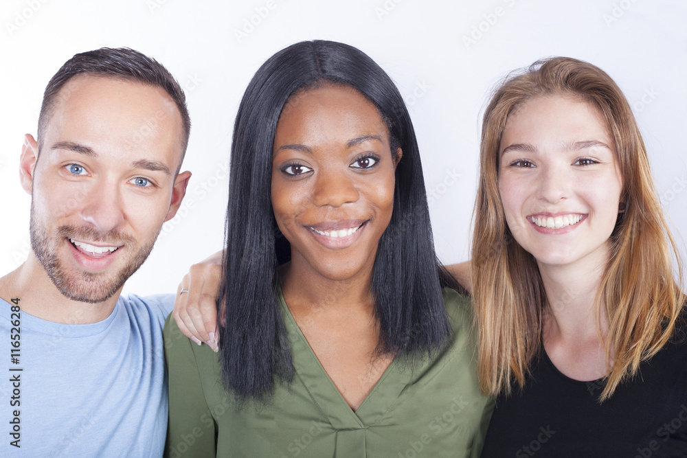 Young people of different races Stock Photo | Adobe Stock