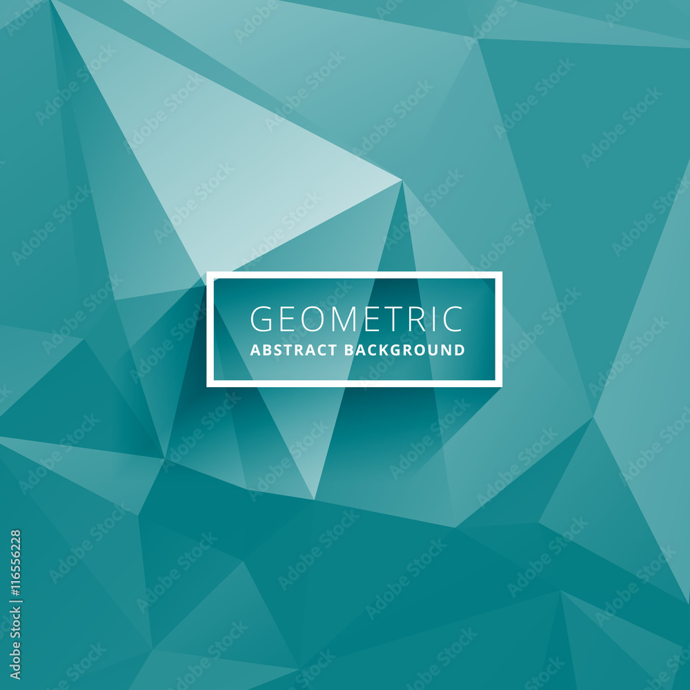 blue low poly background Stock Vector | Adobe Stock