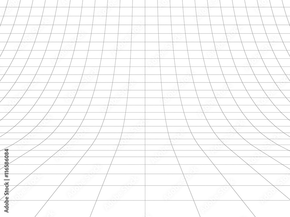 Perspective grid over white background 3D rendering Stock Illustration ...