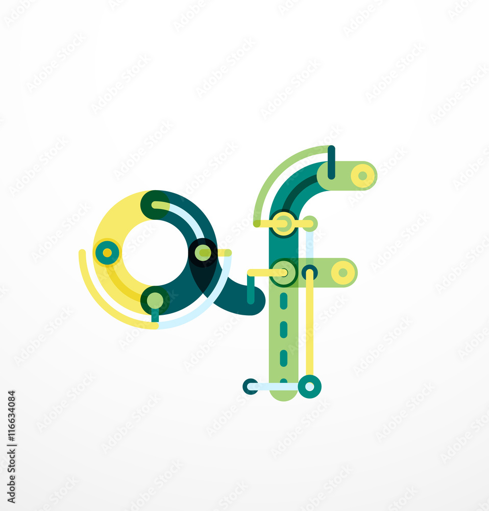 Vector letter logo Stock Vector | Adobe Stock