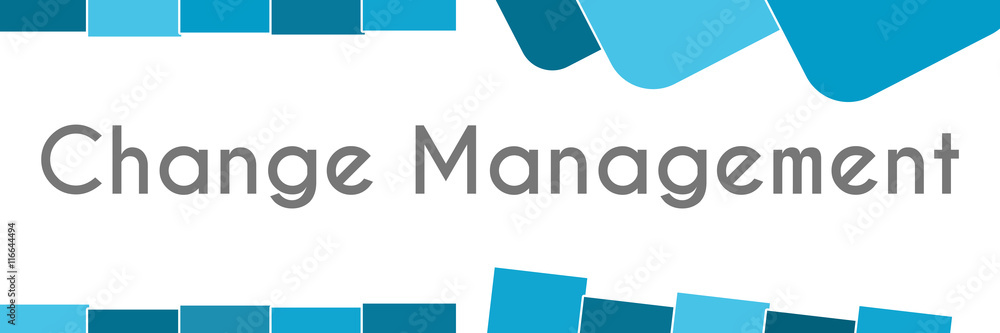 Change Management Blue Abstract Shapes Stock Illustration | Adobe Stock