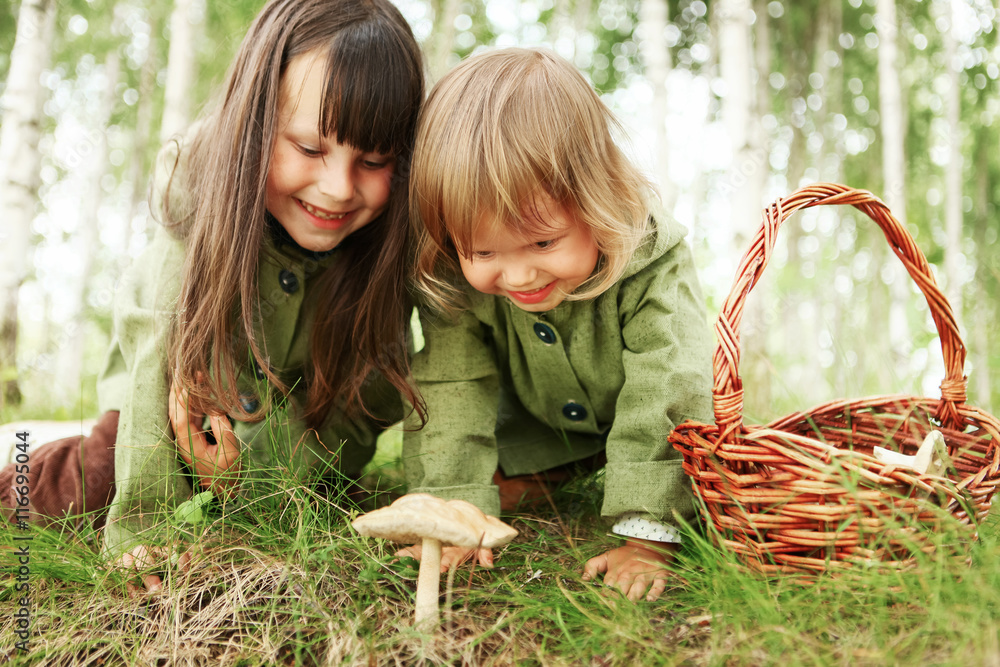 Children in forest. Photos | Adobe Stock