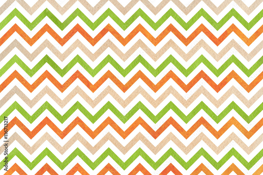 Pink And Green Chevron Background